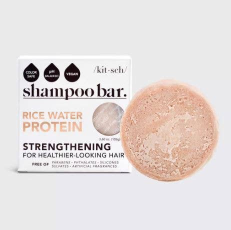 Rice Water Protein Shampoo Bar for Hair Growth – Local Lather Refillery & Soap Shop
