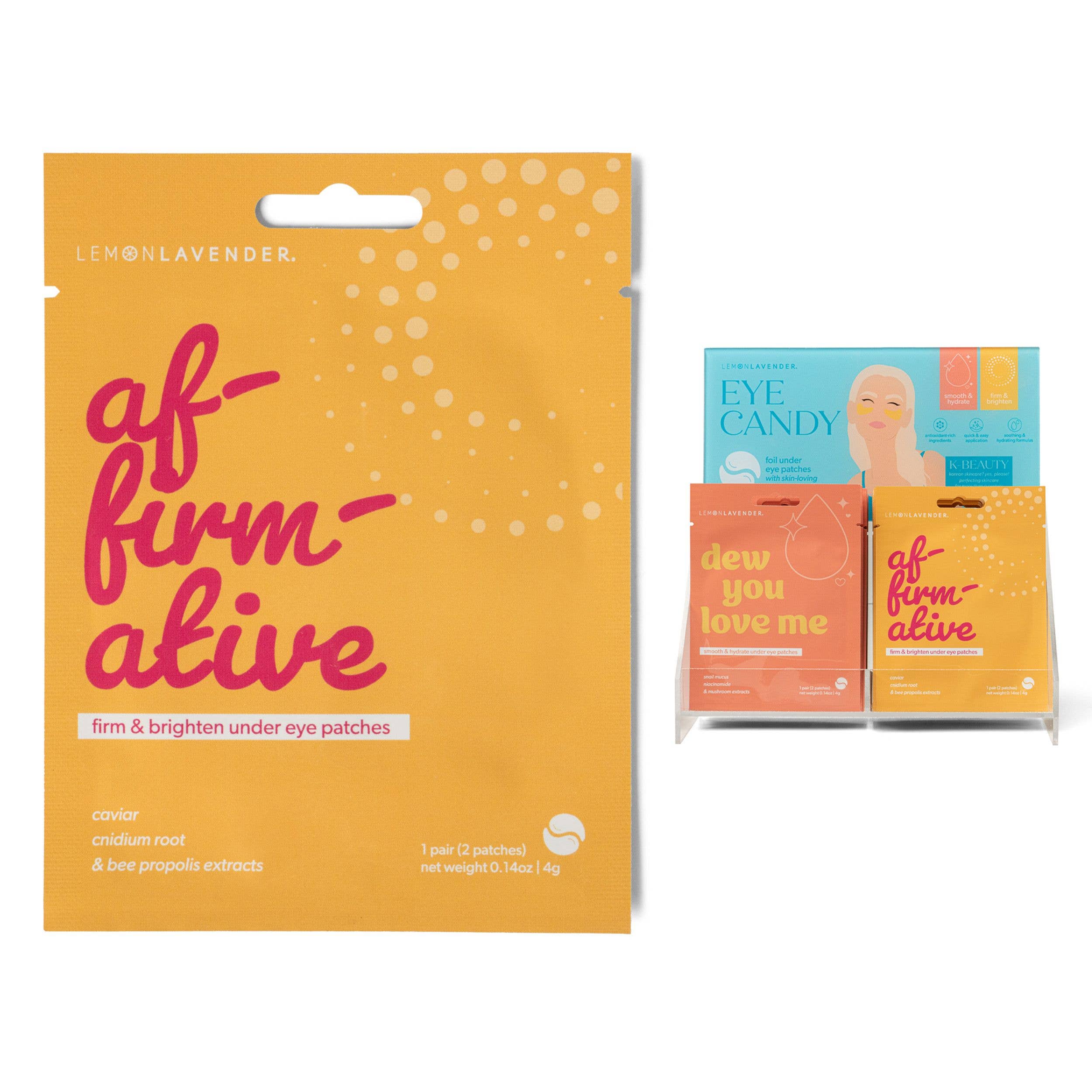 Lemon Lavender Eye Candy Foil Under Eye Patches – Local Lather ...